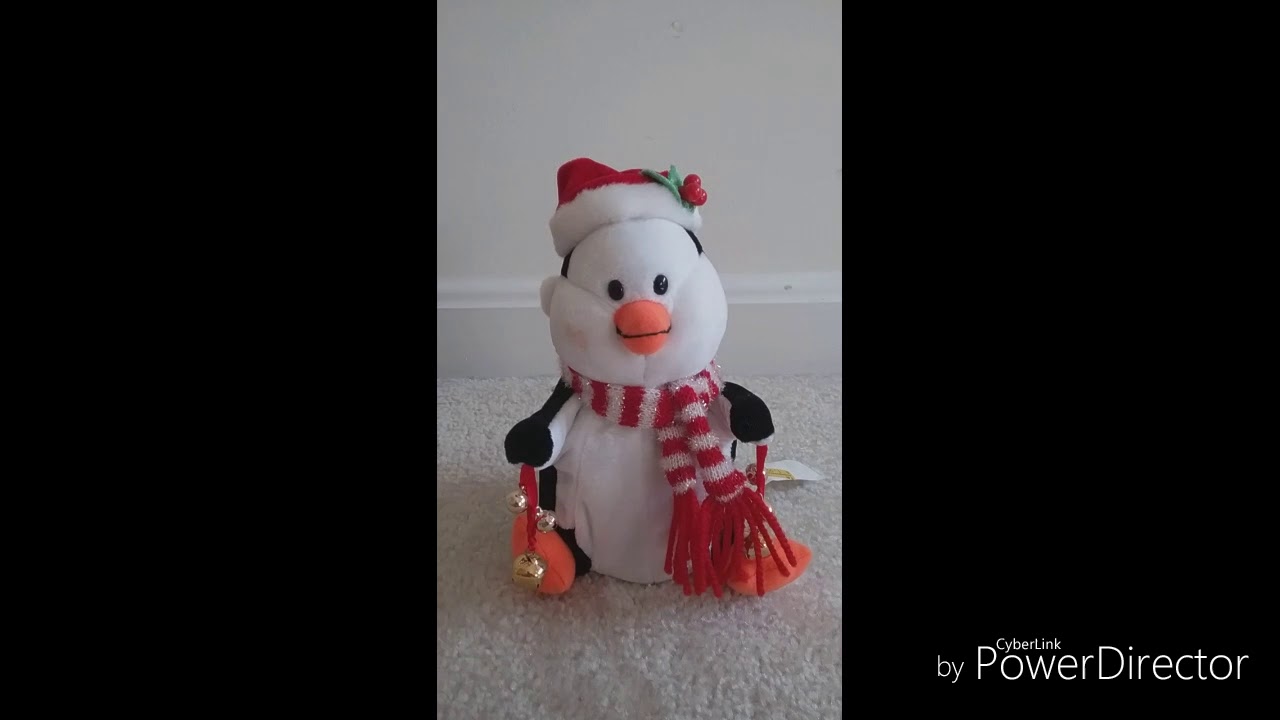 Gemmy animated "Jolly Jinglers" penguin - YouTube