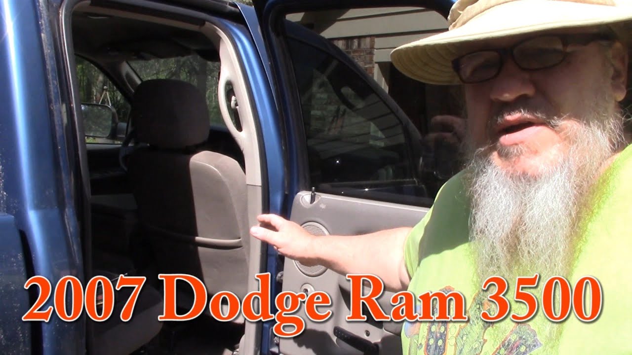 How to Repair Window on Dodge Ram 3500 2007 Truck (Won't roll up ...