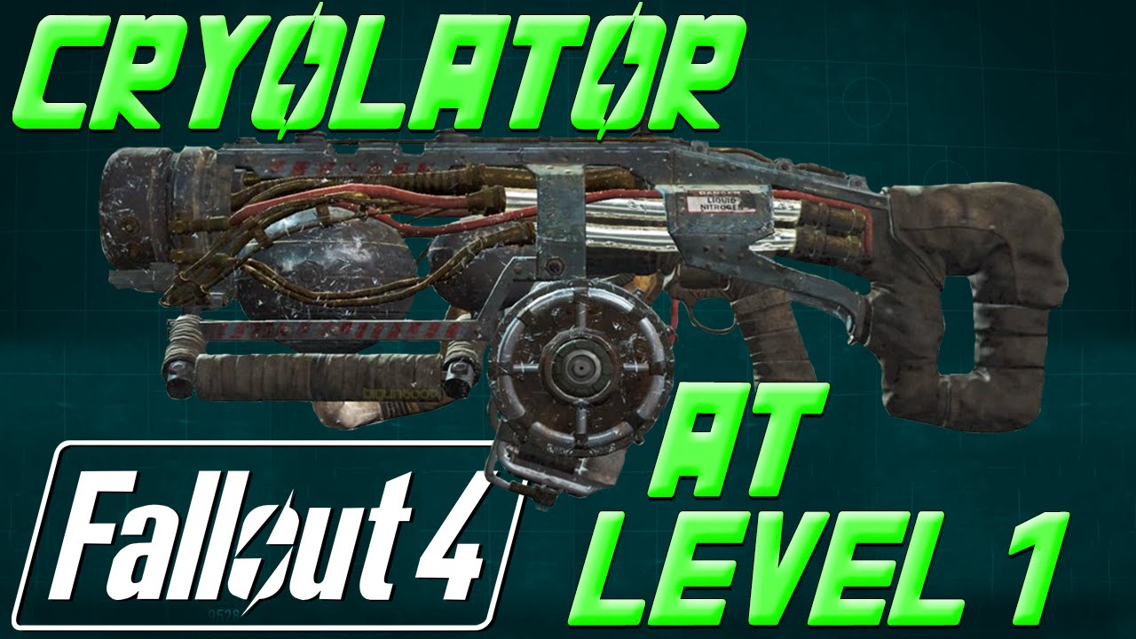 Fallout 4 - How to get Cryolator at level 1 - Unique Legendary Weapon Location Guide - YouTube