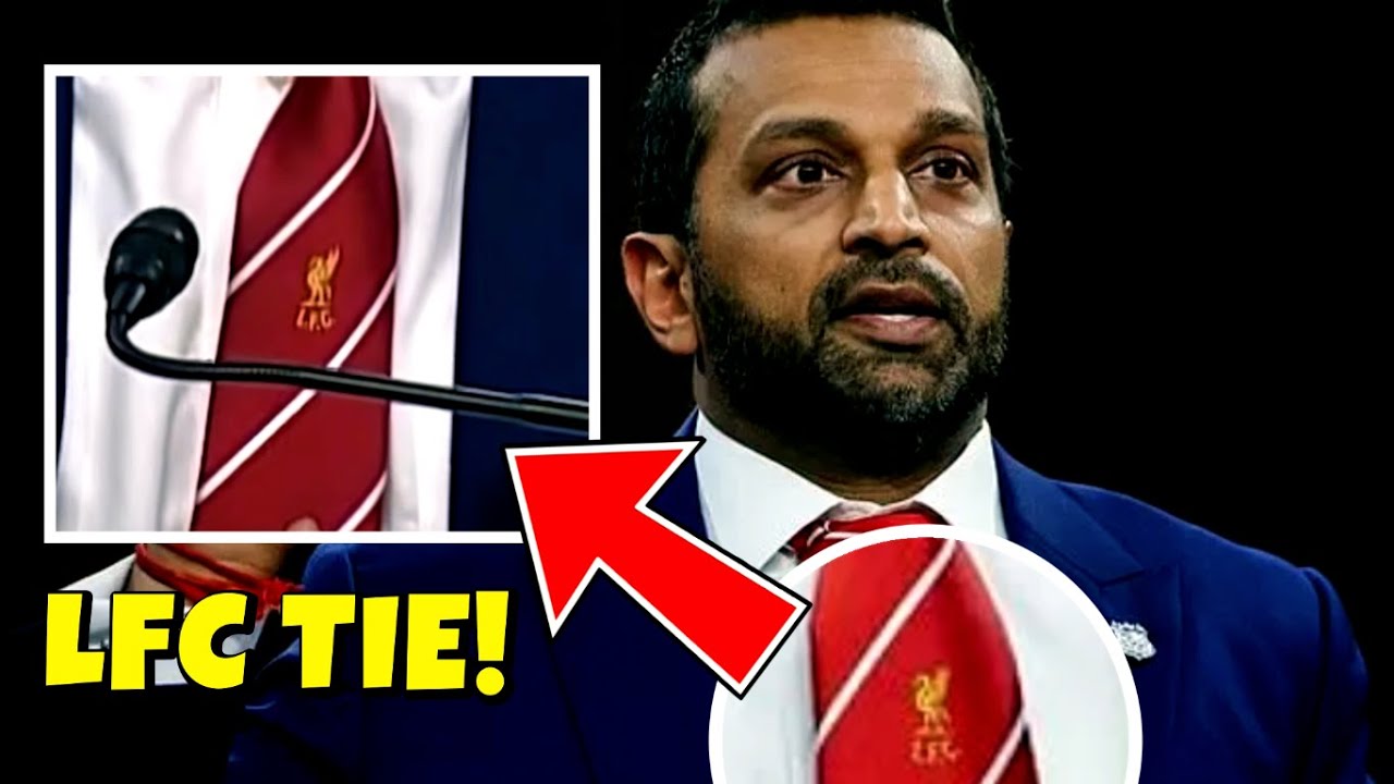 FBI Director Kash Patel has gone viral after wearing a Liverpool FC tie ...