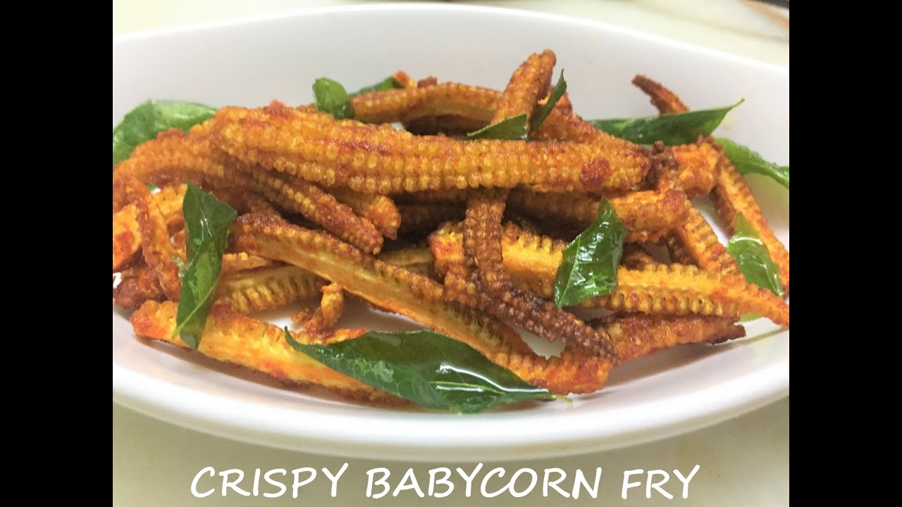 Crispy Baby Corn Fry|Golden Baby Corn Fry|Easy & Simple Baby Corn Fry ...