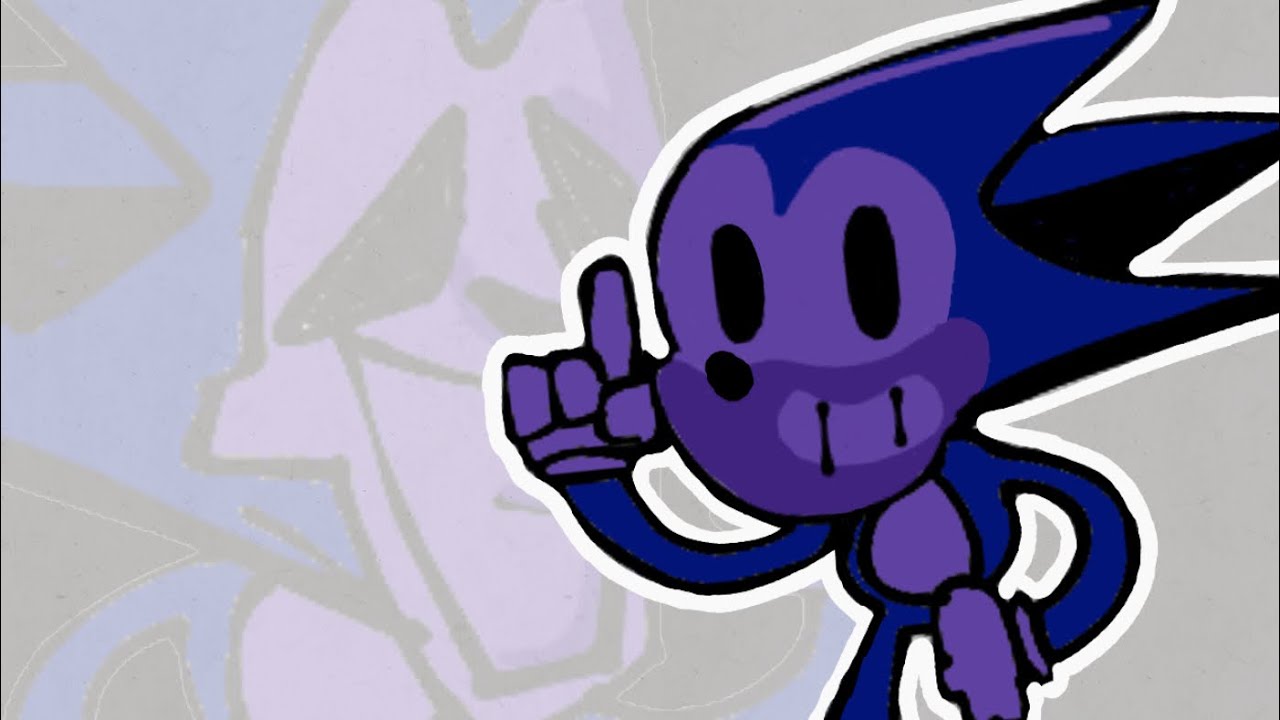 Majin sonic has a mask but i animated it - YouTube