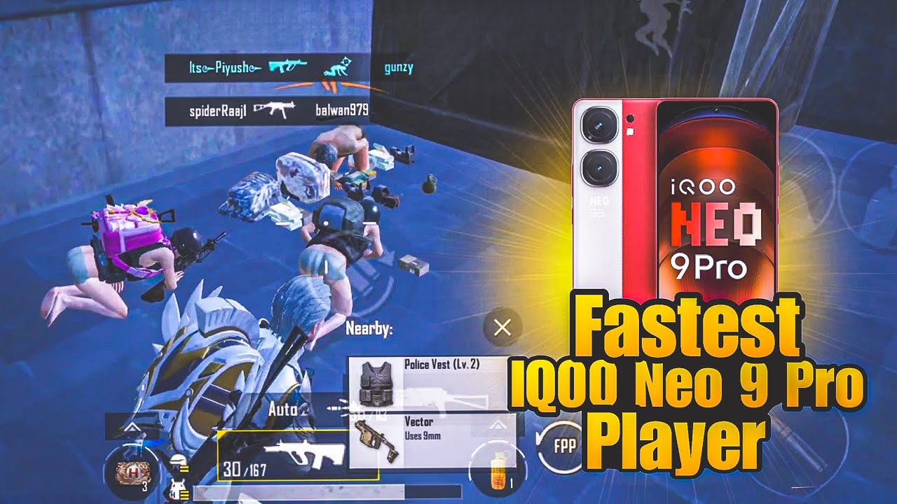 Fastest IQ Aim player ever💥Bgmi 3.4 best sensitivity of iq00 Neo 9 pro💥 ...