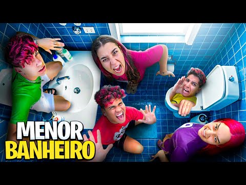 PASSAMOS 24 HORAS NO MENOR BANHEIRO DO MUNDO *Dos Rosa