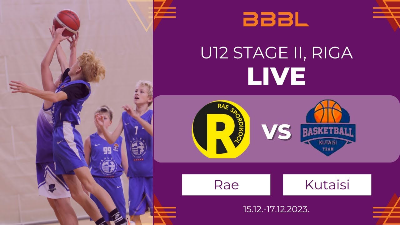 Rae SK / Kiili SK vs BC Kutaisi | BBBL boys U12 - YouTube