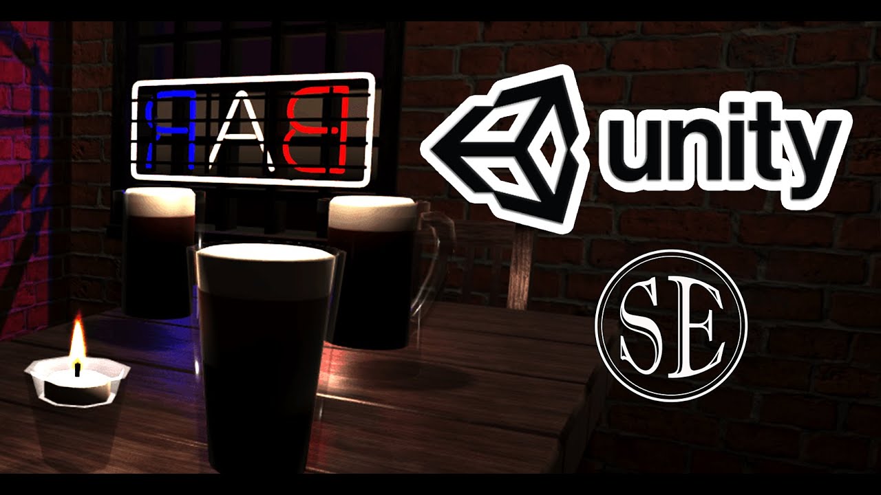 Speed Scene Design - Bar Building kit - Unity 3D - YouTube