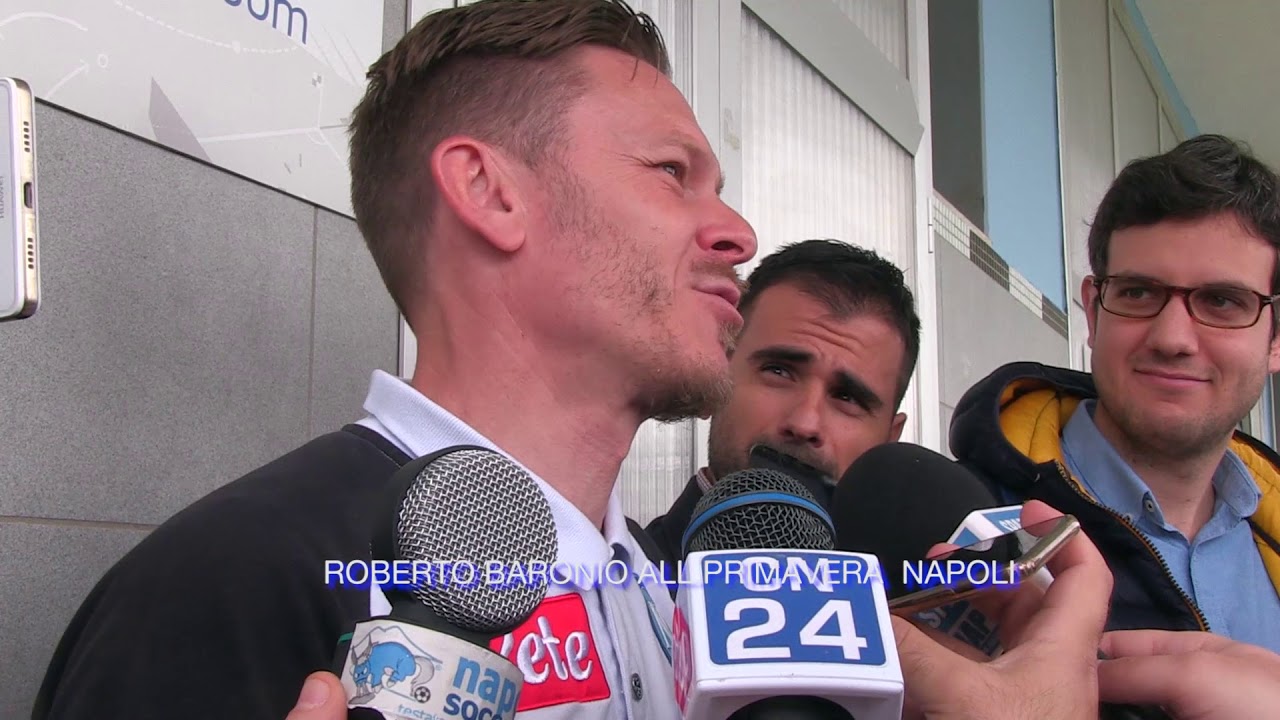 Primavera, Napoli-Fiorentina 2-2: Roberto Baronio in mixed-zone - YouTube