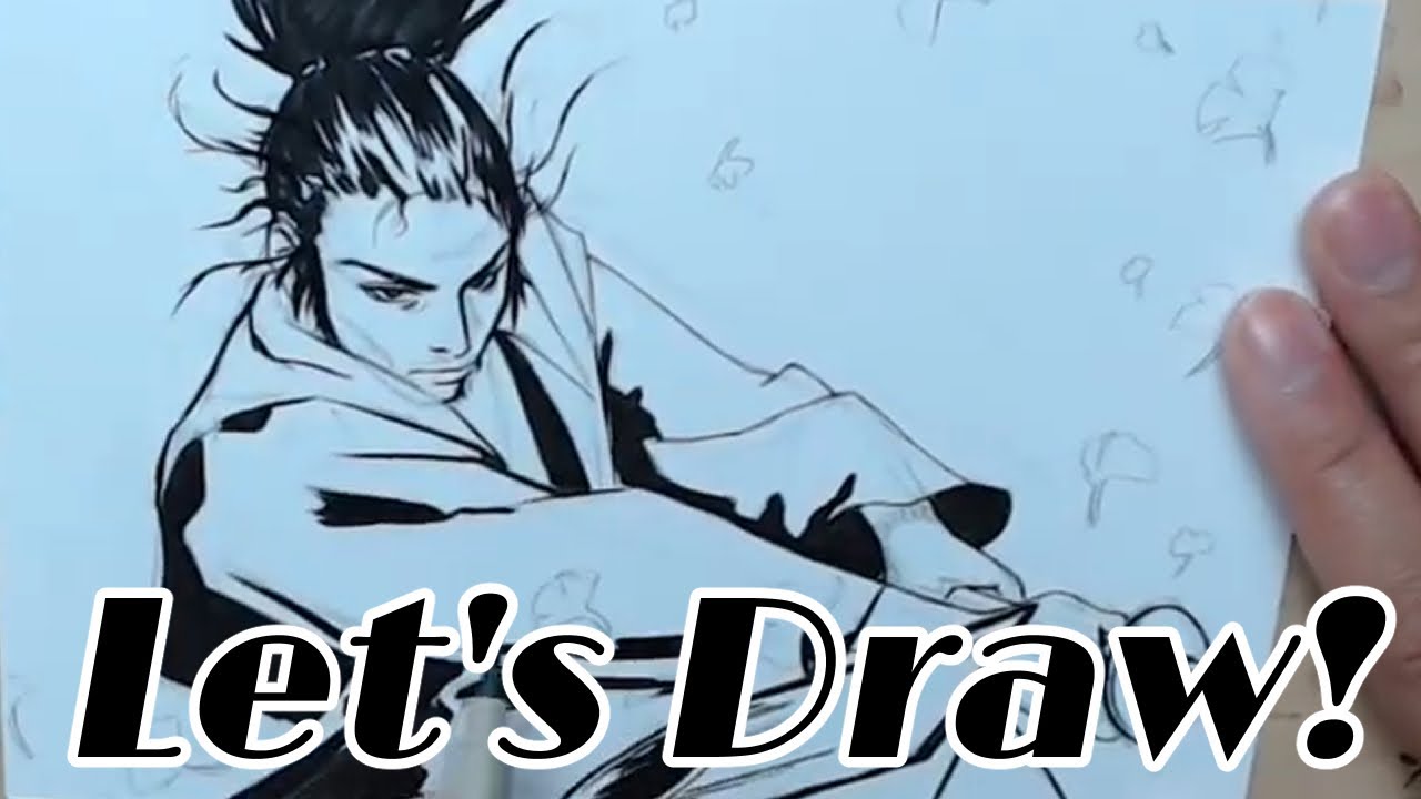 Let's Draw! Musashi from Vagabond - YouTube