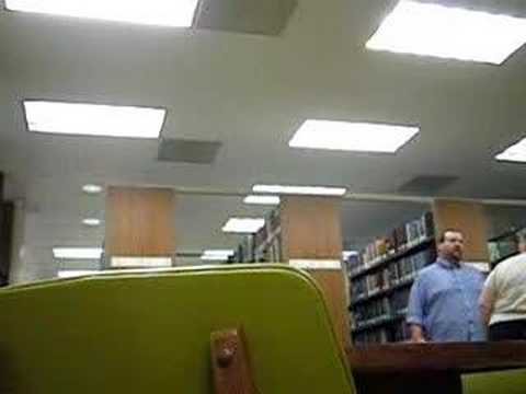 Part 2, of crazy lady in the library - YouTube