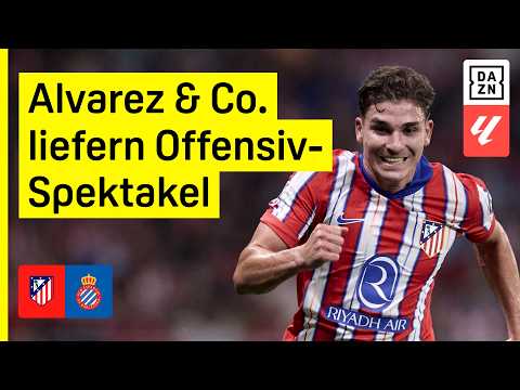 Unglaubliches Offensiv-Feuerwerk von Alvarez & Co.: Atletico Madrid - Espanyol | LaLiga | DAZN