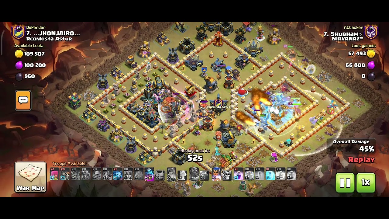 CWL TH17 Dragon RC Charge ATTACK on Tricky Island base ⭐⭐⭐ - YouTube