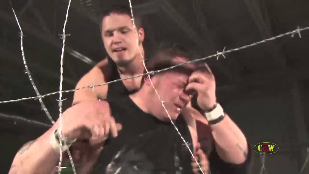 CZW Cage of Death 17: Danny Havoc drives RSP into Barbed Wire and ...