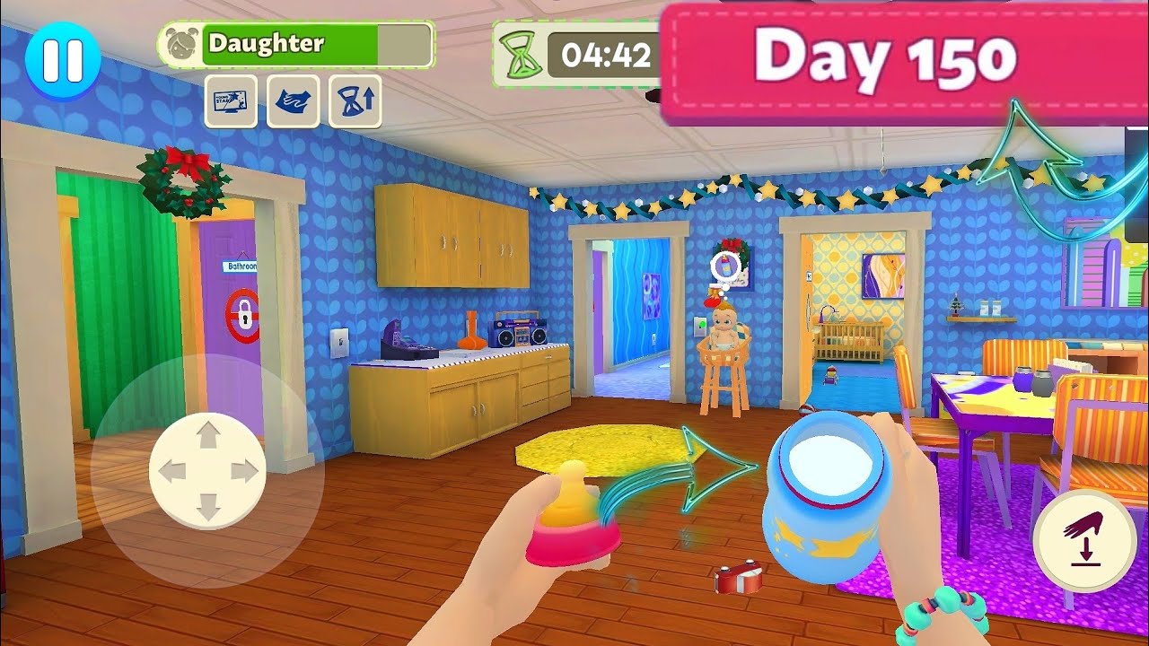 Mother Simulator Level 1~150 || Mother Simulator Family life Game ...