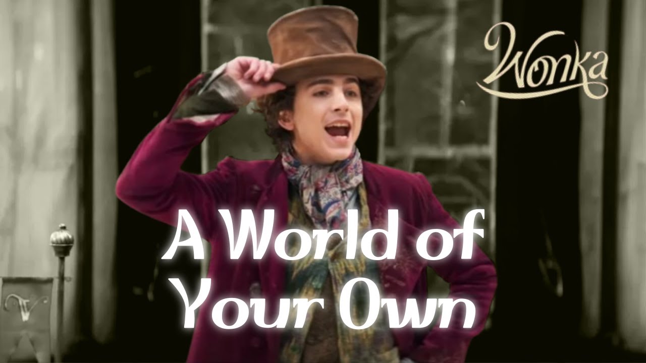 ≪ 𝐖𝐨𝐧𝐤𝐚 ≫ Timothée Chalamet - A World of Your Own / Movie clip / Lyrics ...