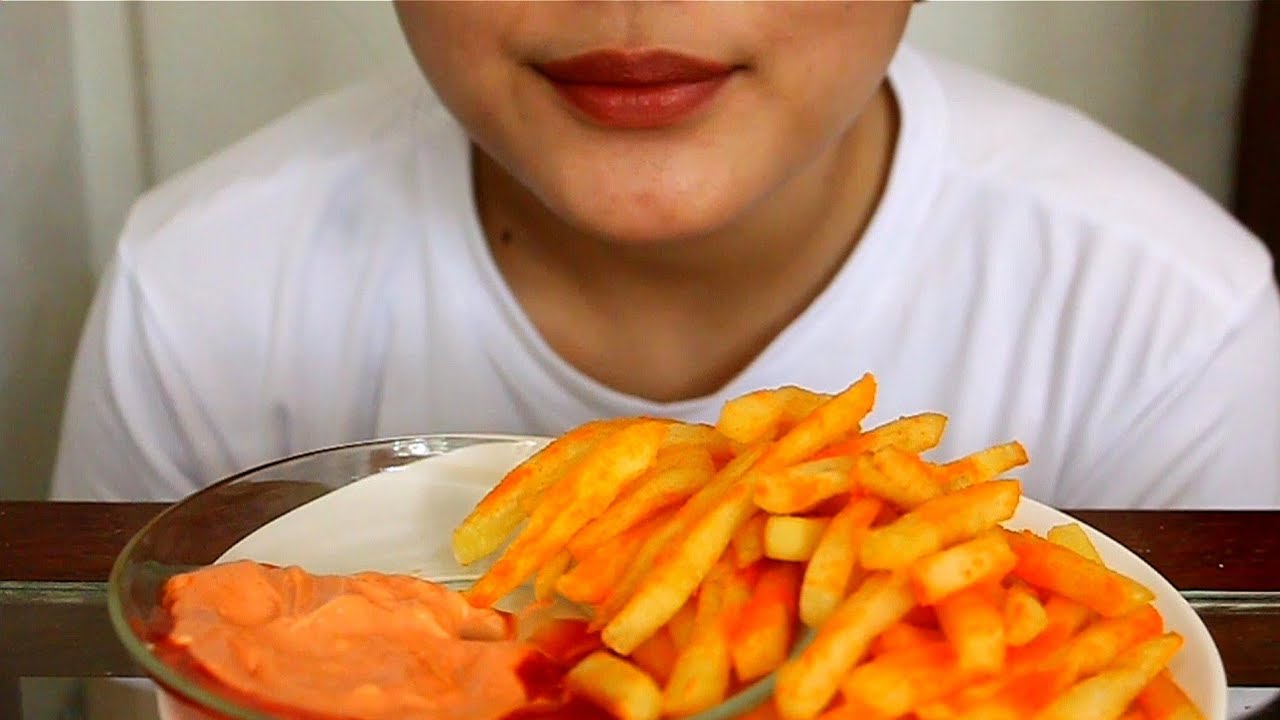 ASMR Cheesy French Fries Mukbang | *No Talking* (Virginia Fries) Eating ...
