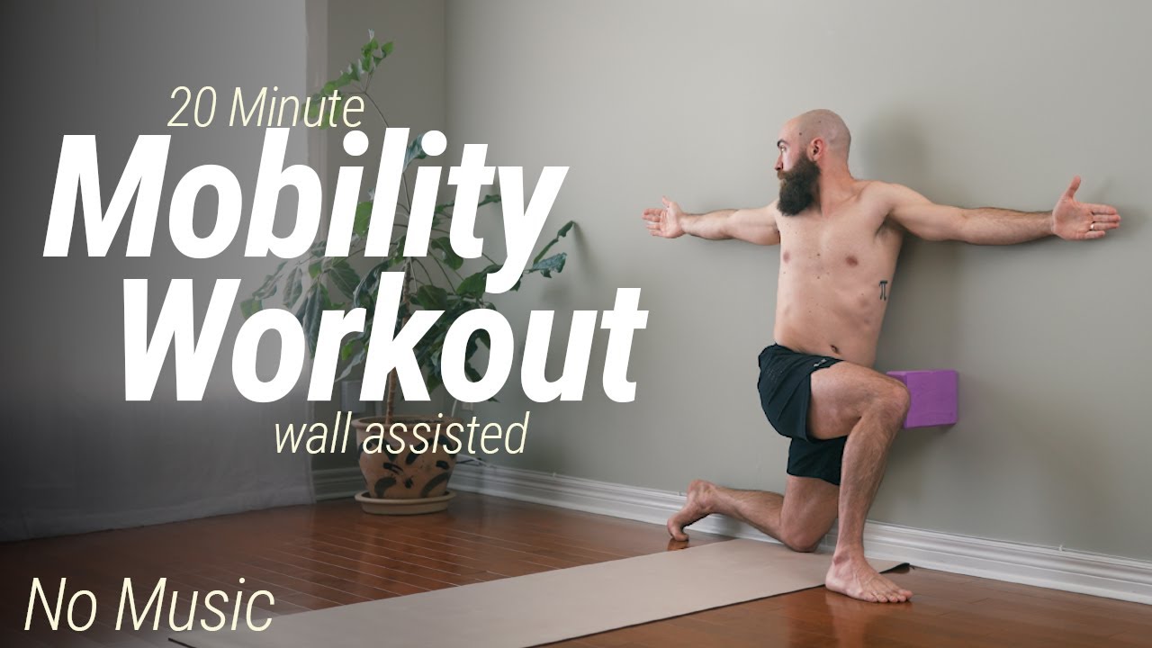 20 Minute Mobility Workout Against a Wall | Follow Along, No Talking *Members Only* - YouTube
