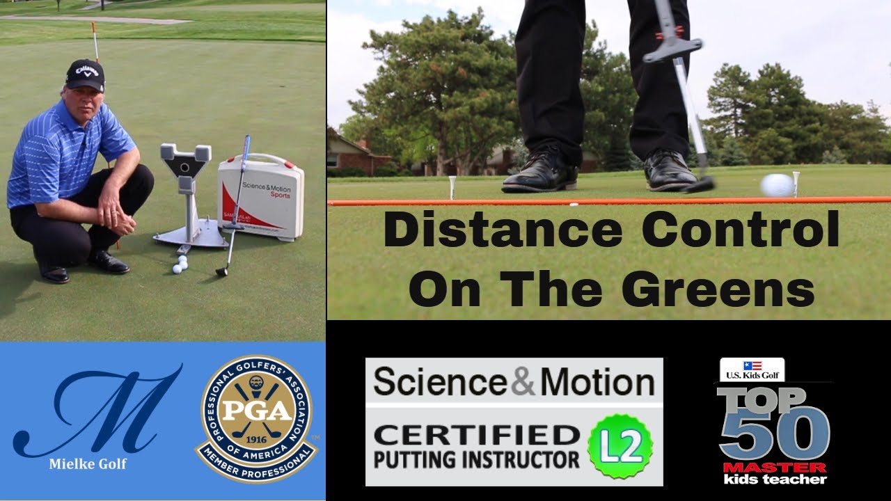 Golf Distance Control On The Greens - YouTube