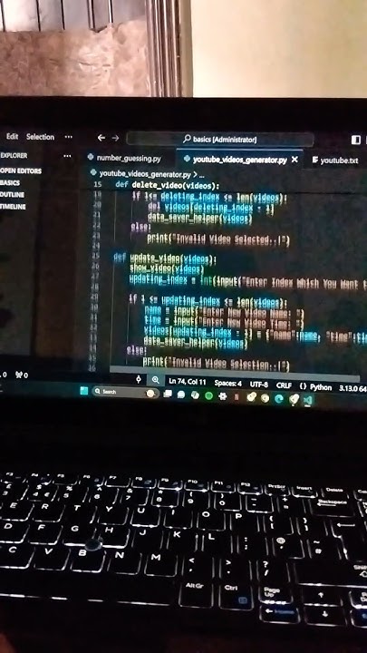 Day 6 of finding random things #shortvideo #shortsviral #coding #python - YouTube