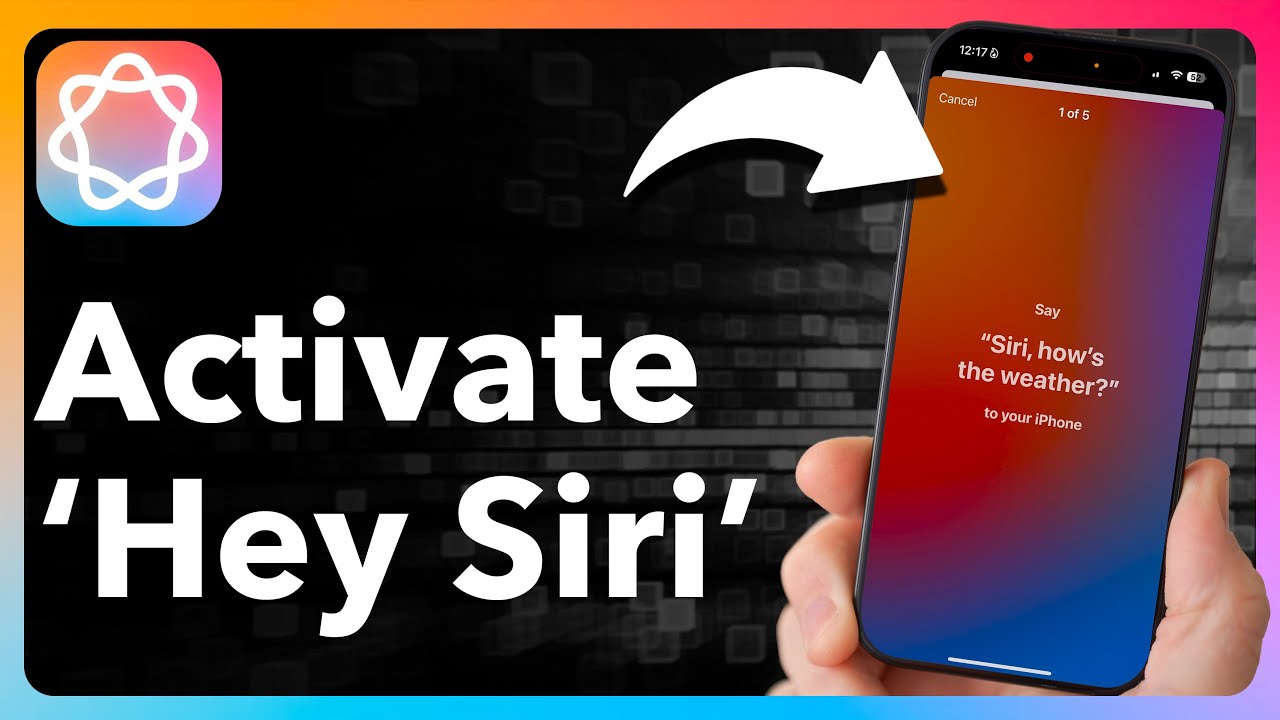 How To Activate Siri Or Hey Siri On iPhone - YouTube