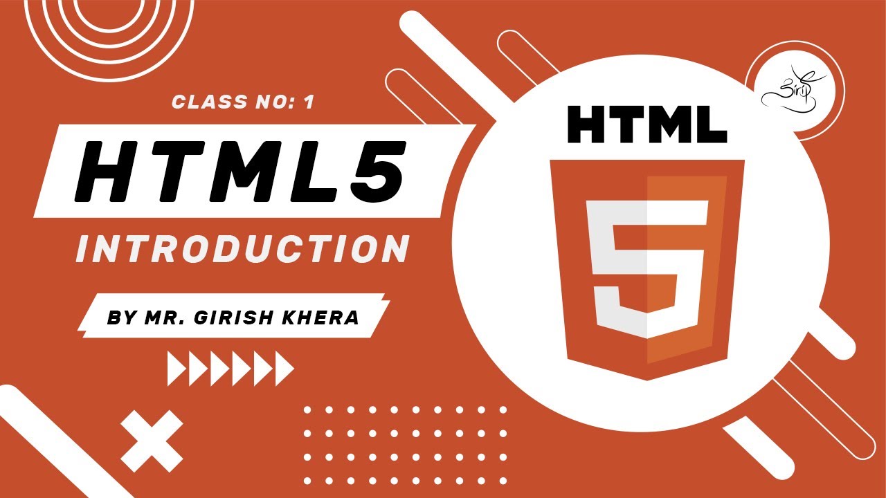 HTML5 : Introduction to HTML - YouTube
