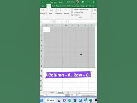 Chess board in excel sheet | Amazing tips & tricks in excel #shorts # ...