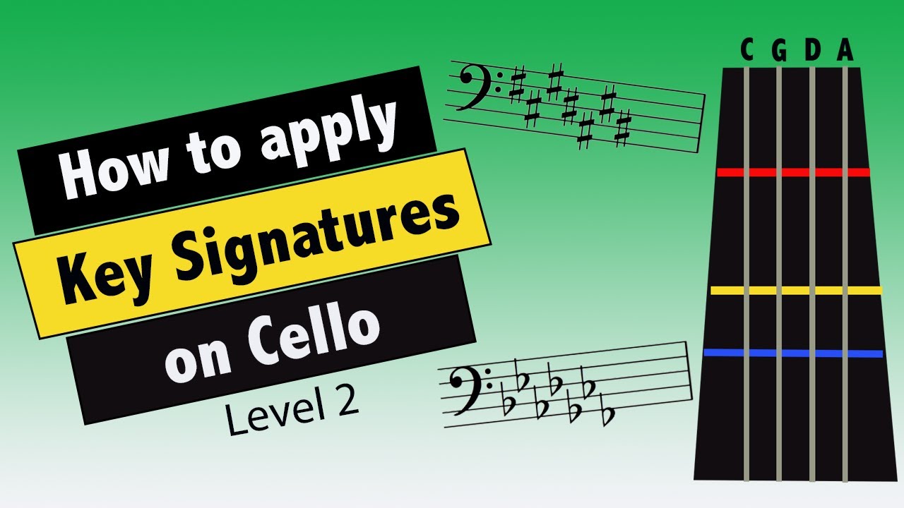 Key Signatures Cello2 - YouTube