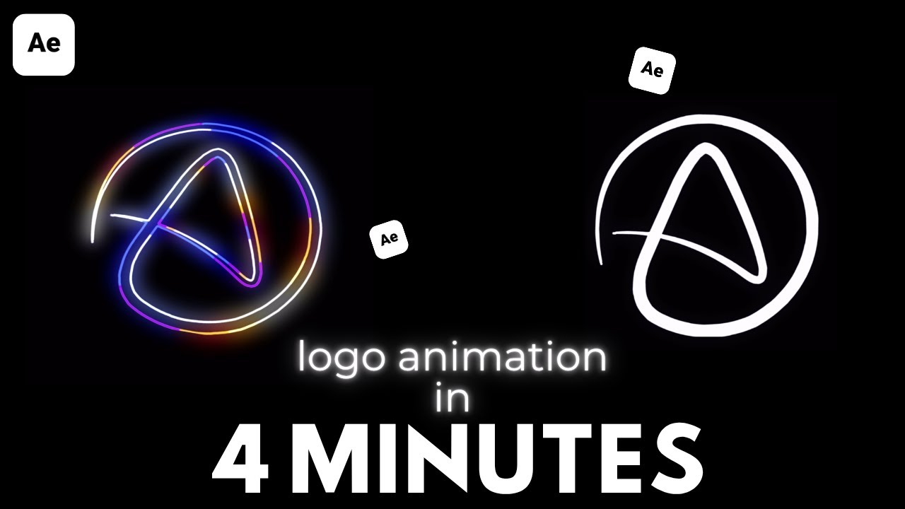 Stroke Logo Animation in After Effects | After Effects Tutorials Simple ...
