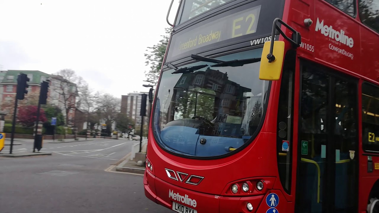 GEMINI 2 ON ROUTE E2 ( METROLINE TRAVEL ) LK10BYA VW1055 - YouTube