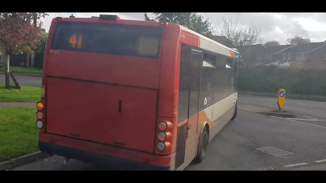 Here is the stagecoach bus 47307 on the number 41 in Tongham Monday 31 ...
