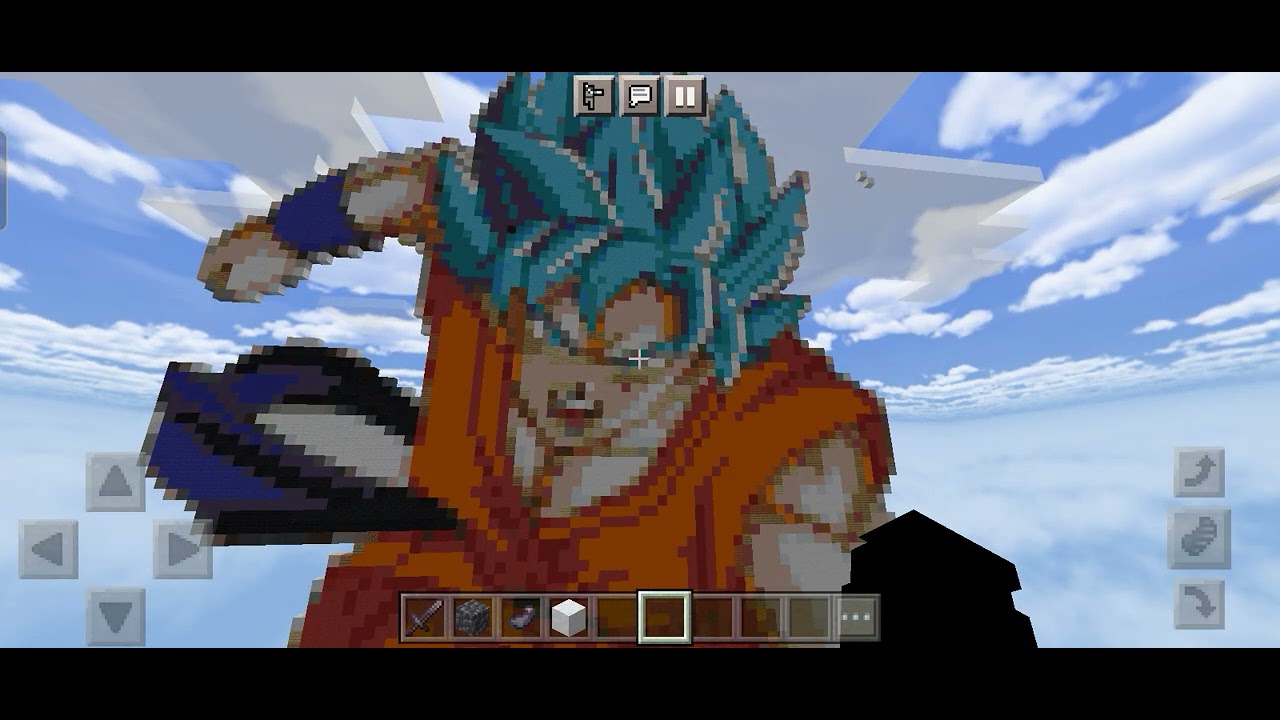 Minecraft Java edition dragon Ball z Goku outfit 2D - YouTube