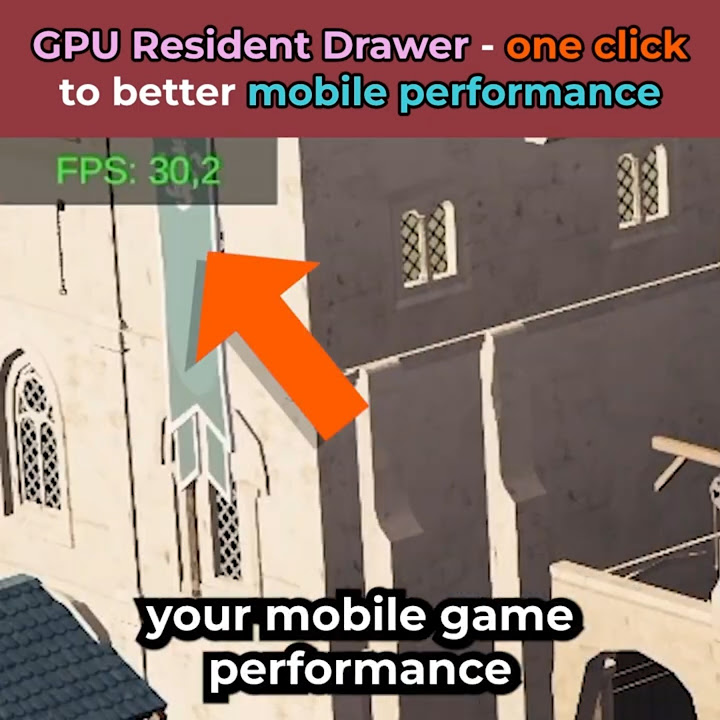 Unity 6 FPS boost with One Click - GPU Resident Drawer - YouTube