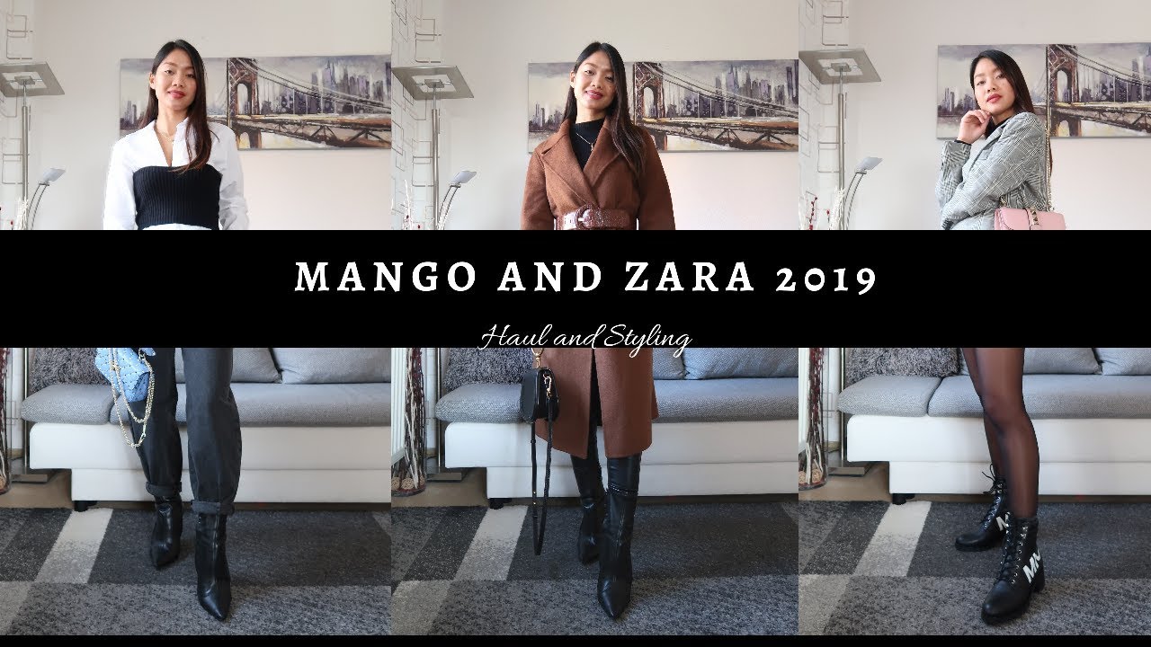 MANGO & ZARA 2019 | Haul and Styling #newinmango #zara #zarasale - YouTube