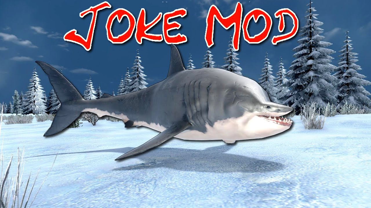 7 Days To Die - Joke Mod EP31 - Land Sharks and Lumberjacks! - YouTube