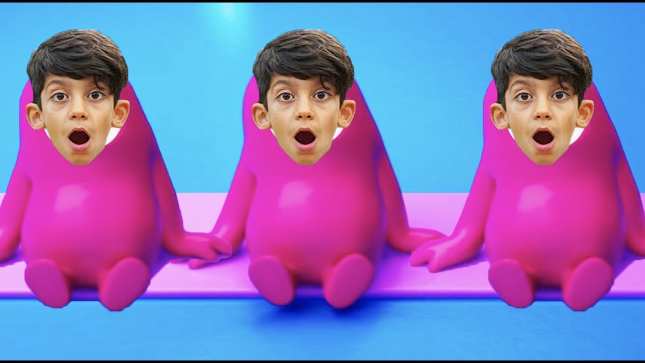 Jason Gaming in Fall Guys funny gameplay for kids - YouTube