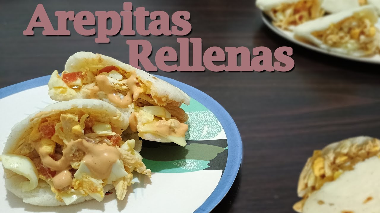 AREPAS rellenas MINI, relleno FACIL y DELICIOSO - YouTube