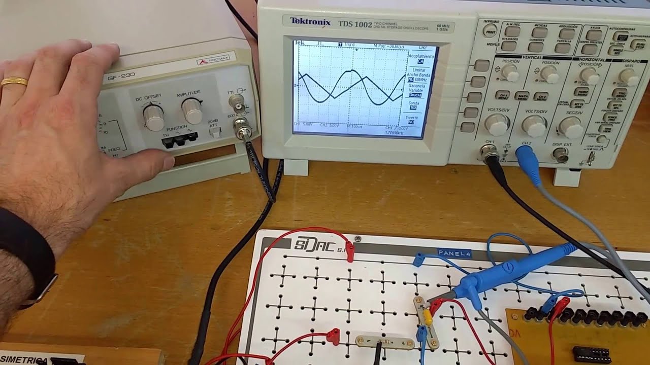 Amplificador operacional integrador - YouTube