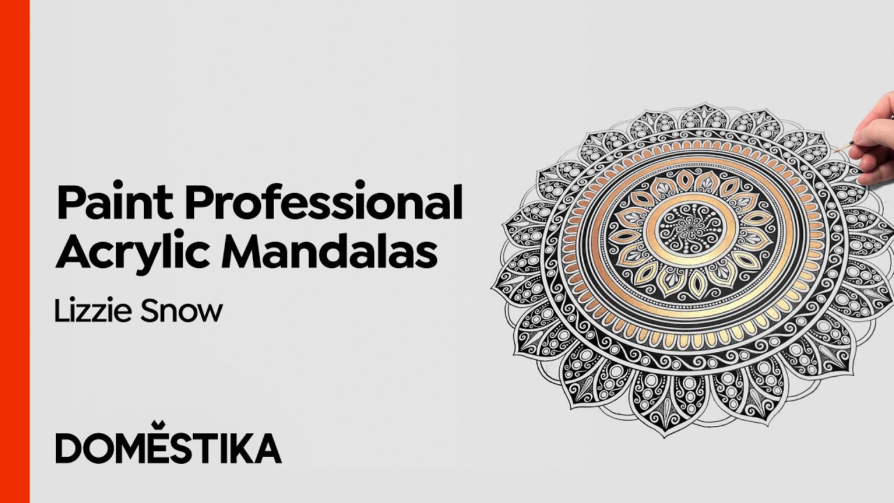 Painting Acrylic Mandalas with Professional Techniques - Course by ...