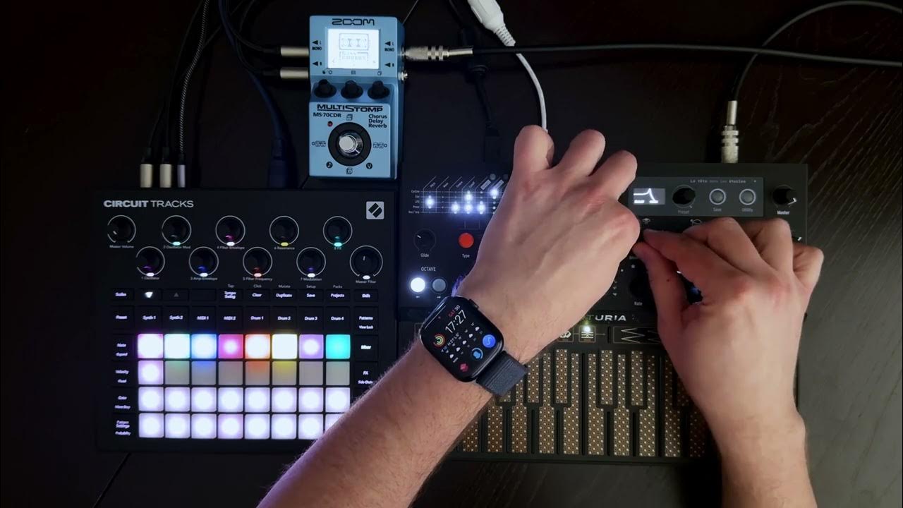 Portal and the Space | Arturia Microfreak + Zoom MS-70CDR + Novation Circuit Tracks - YouTube