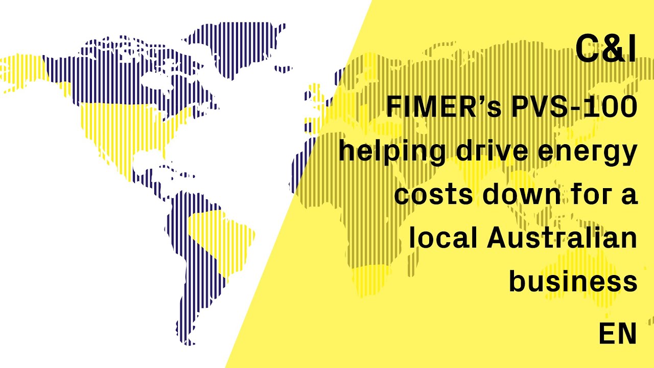 FIMER’s PVS-100 helping drive energy costs down for a local Australian ...