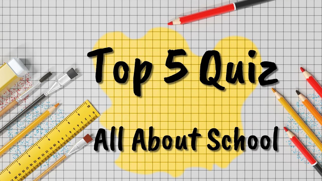 Top 5 School Quiz! 🏫 Fun for Classrooms & Home | ESL Friendly Trivia ...