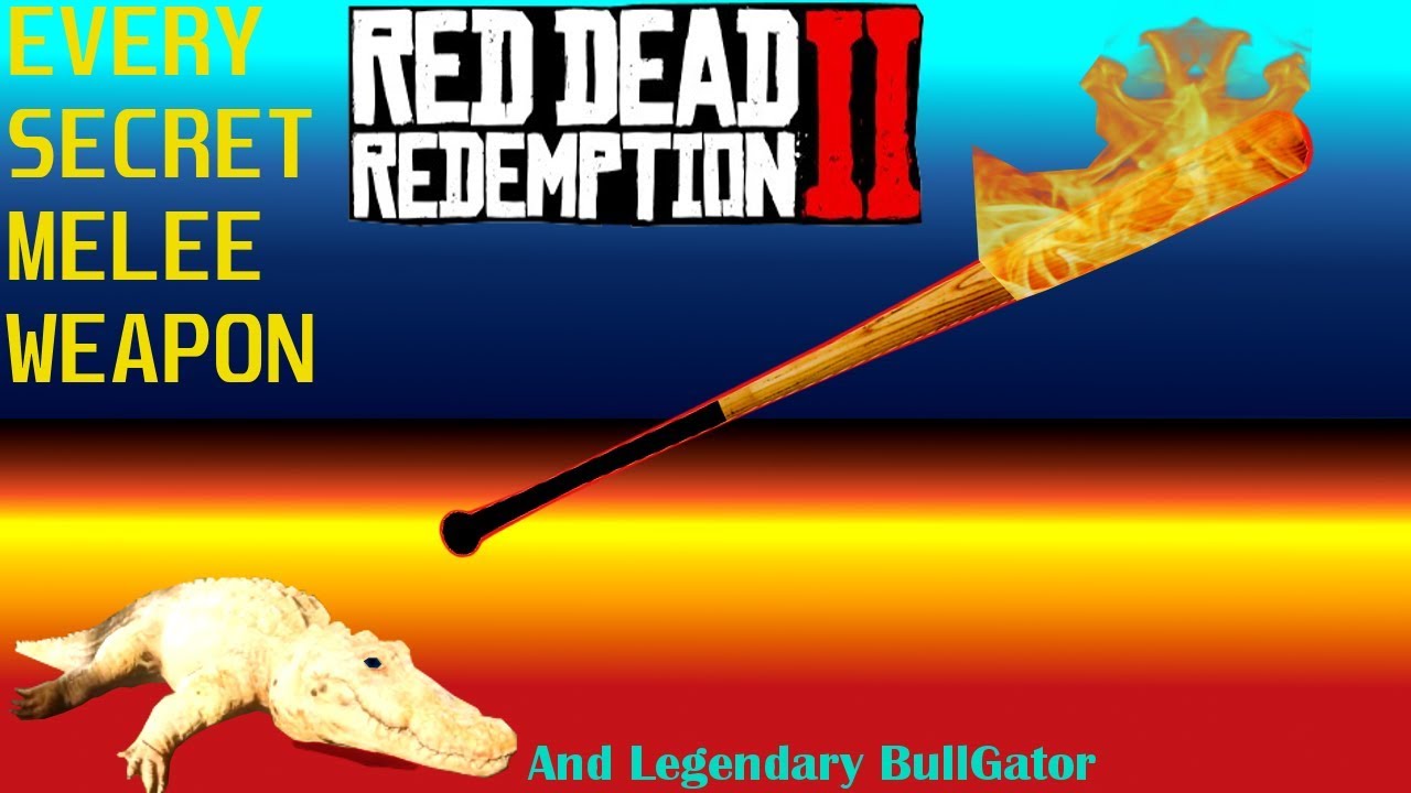 EVERY SECRET MELEE WEAPON - Red Dead Redemption 2 - YouTube
