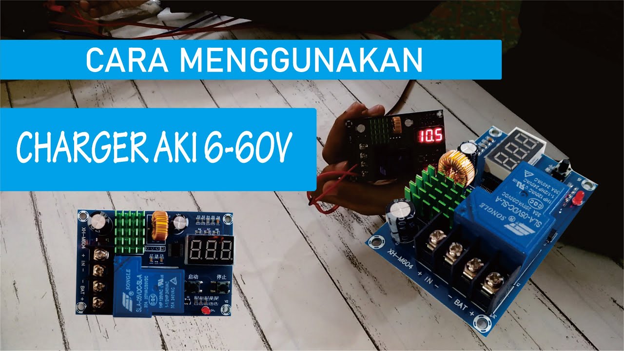 CARA MENGGUNAKAN CHARGER AKI 6-60 VOLT | AWALLAPTOP - YouTube