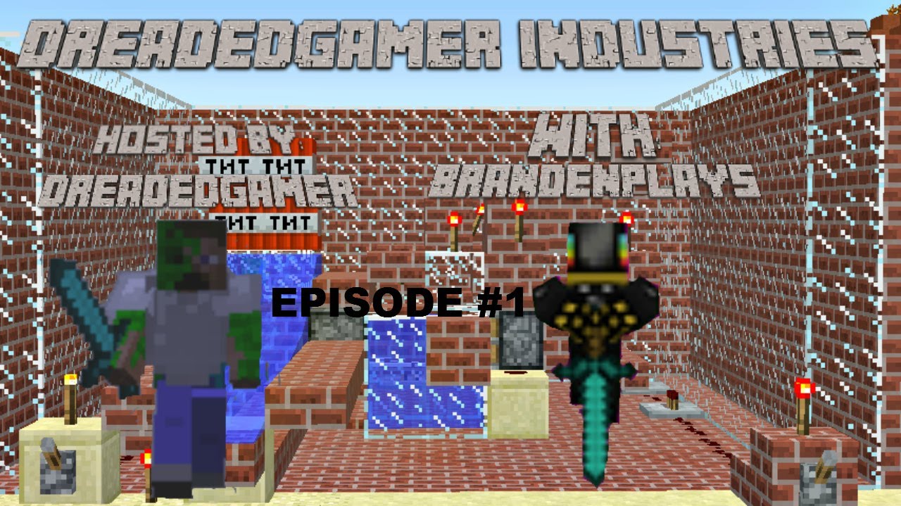 Lets build DreadedGamer Industries E1-minecraft survival - YouTube