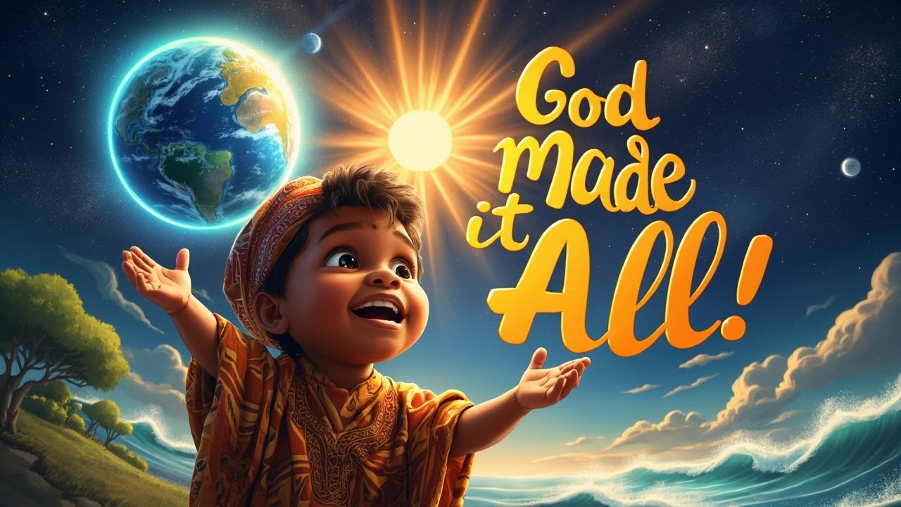 God Made It All! | Bible Creation Song for Kids (Animated Music Video ...