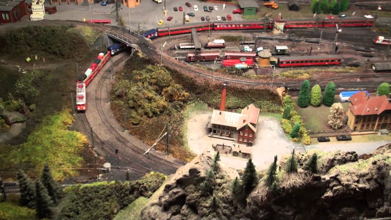 a view from the top: Märklin Modelleisenbahn Anlage, Marklin modeltrain ...