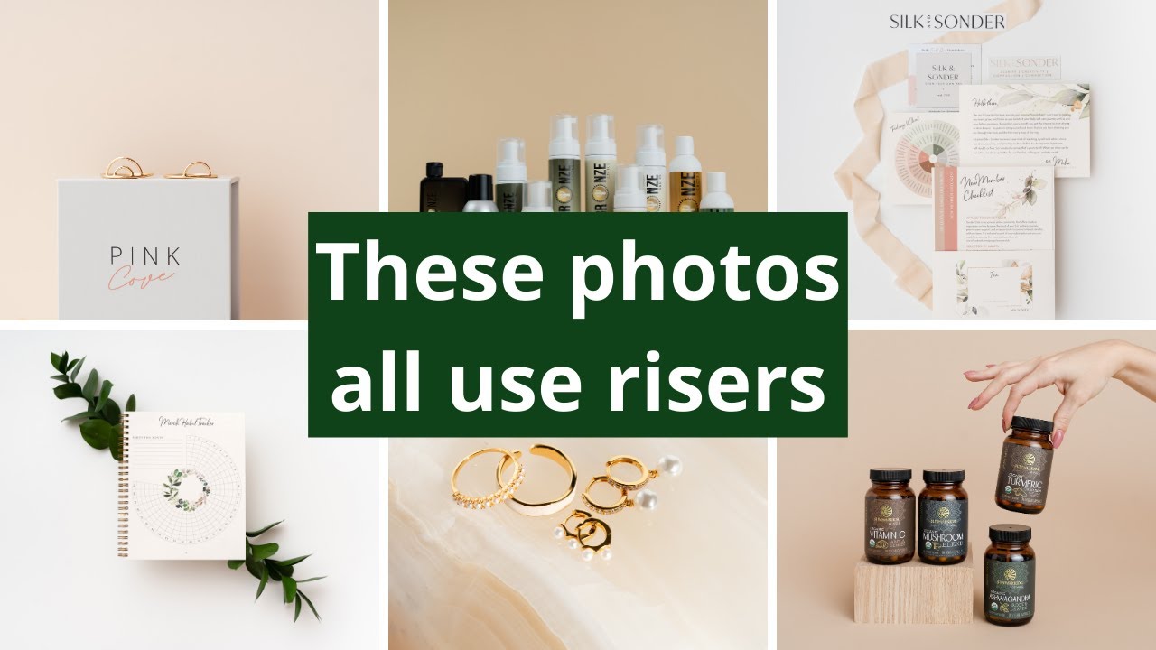 What are Risers in Product Photography - YouTube