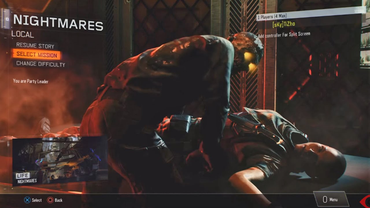 COD BO3 "NIGHTMARES" Gameplay (Black Ops 3 Zombies Campaign PART 1 ...