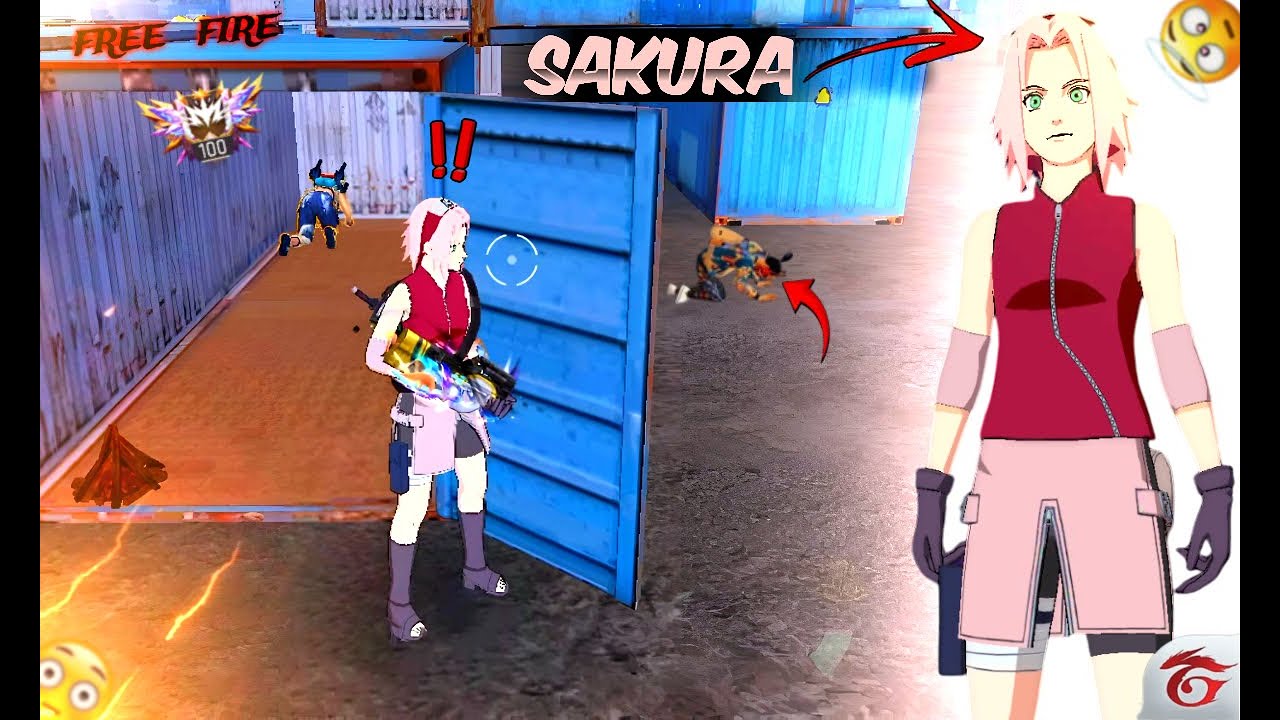 Sakura Is Back! 🔥 CS Rank Pro Gameplay With Sakura Bundle | Free Fire ...