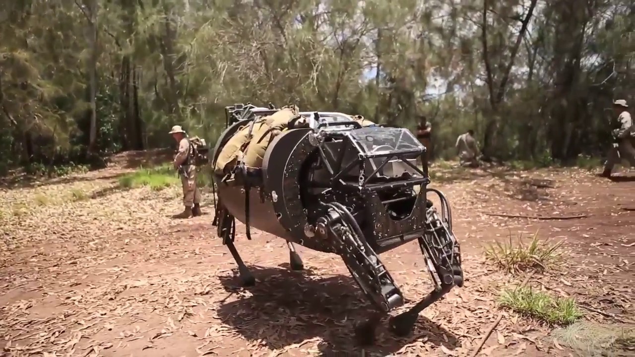 Dawn of the Terminators - Boston Dynamics Robot on the battlefield ...