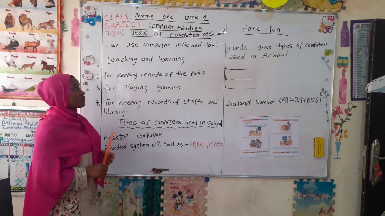 Computer studies Grade 1 Lesson 1 - YouTube